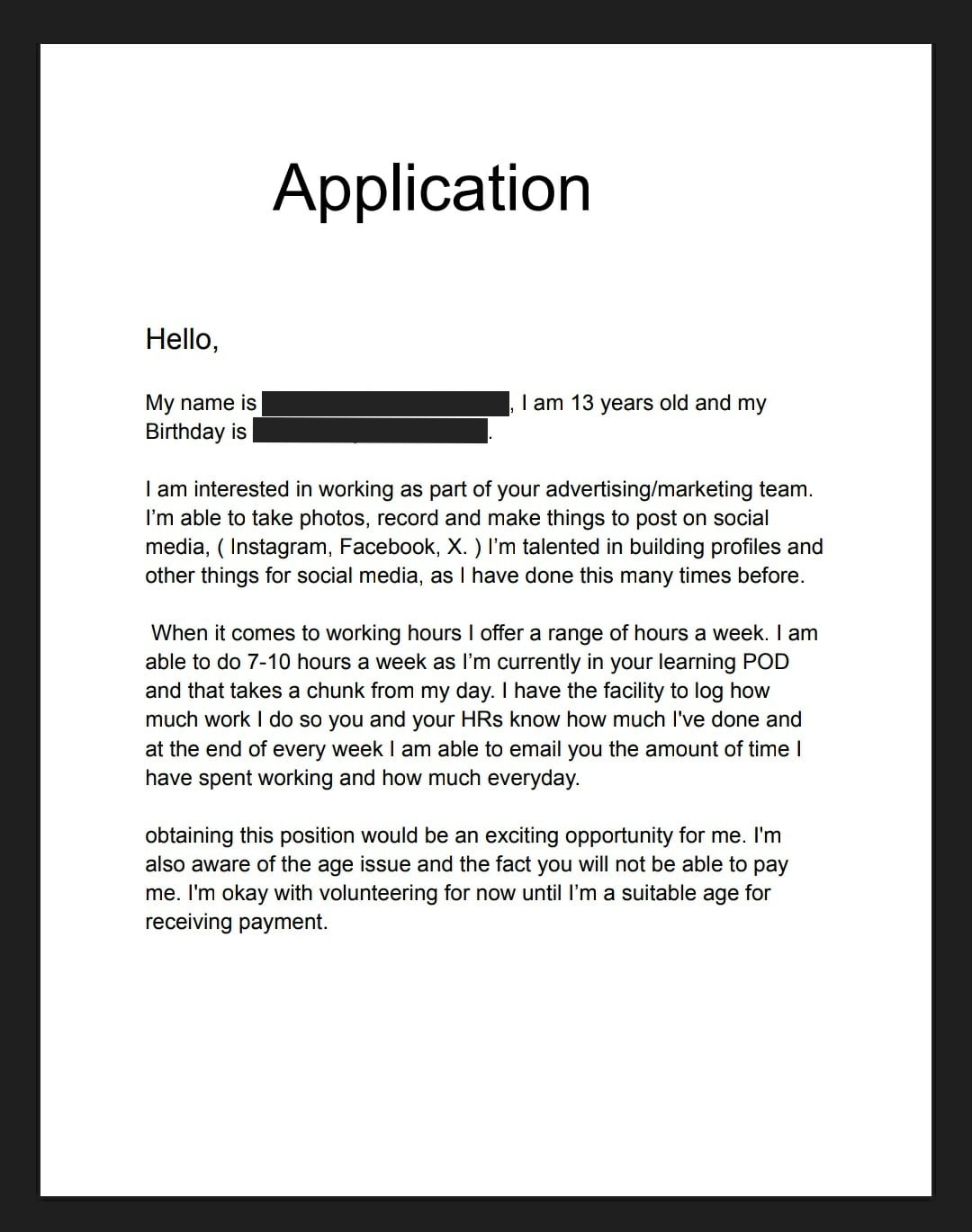 Impromptu application - Hawthorn Learning